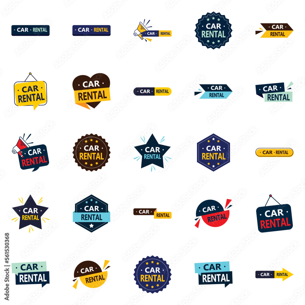 Car Rental 25 Innovative vector designs for a fresh approach to rental ...