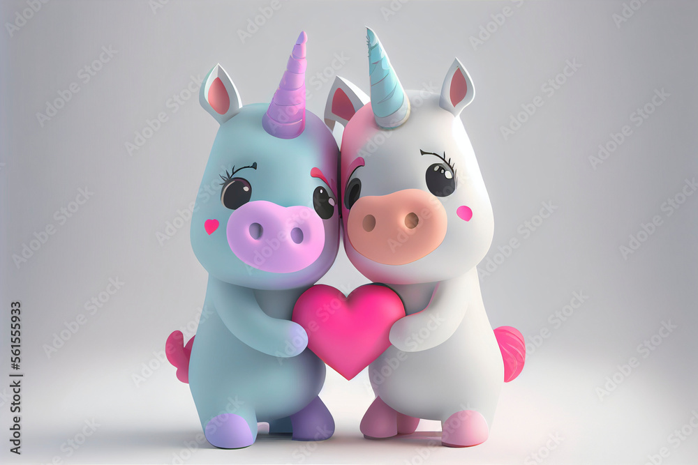 Tiny Unicorns in Love: A Pixar-inspired Story of Cuteness and Romance ...