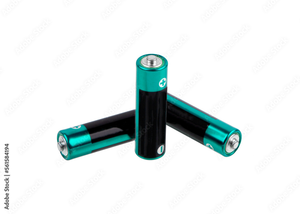 Batteries isolated Stock Photo | Adobe Stock