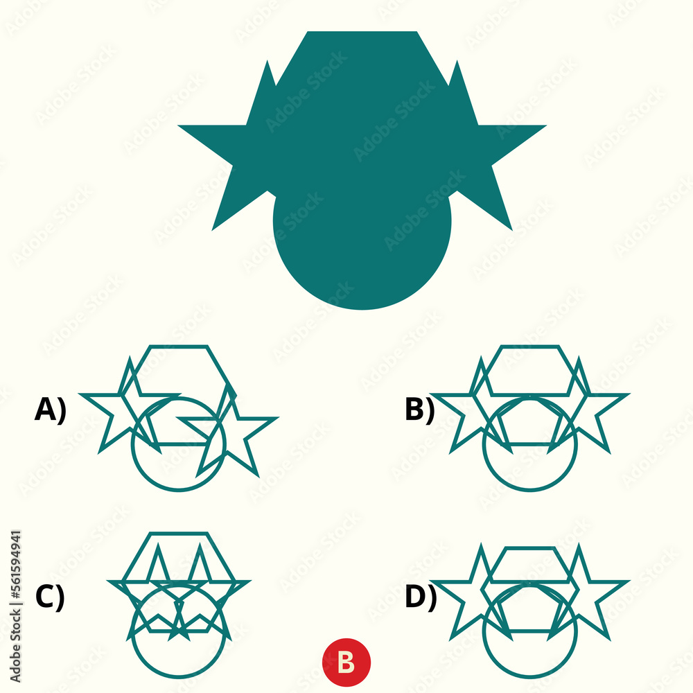 Mind game, Puzzle game for children. Find correct shadow. Preschool ...