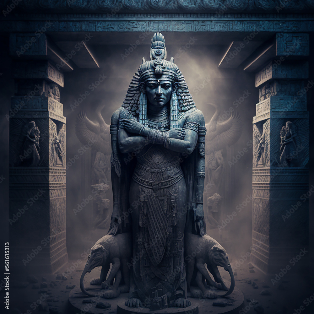 Ancient Sumerian mythology. Bau,ancient Sumerian mythological god ...