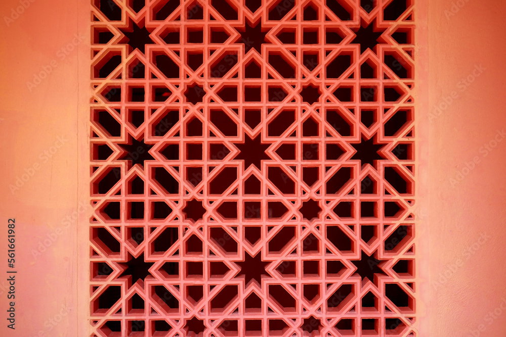 Arabic style mosque window, traditional Arabic style of architecture ...