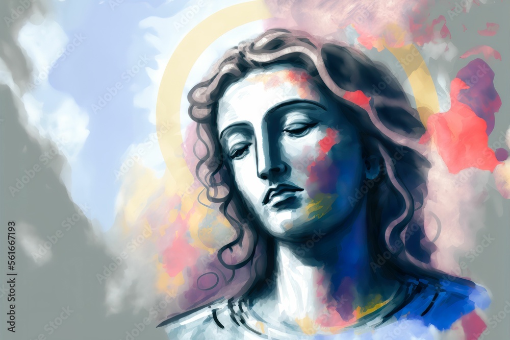 religious spiritual illustration background faith art prayer ...