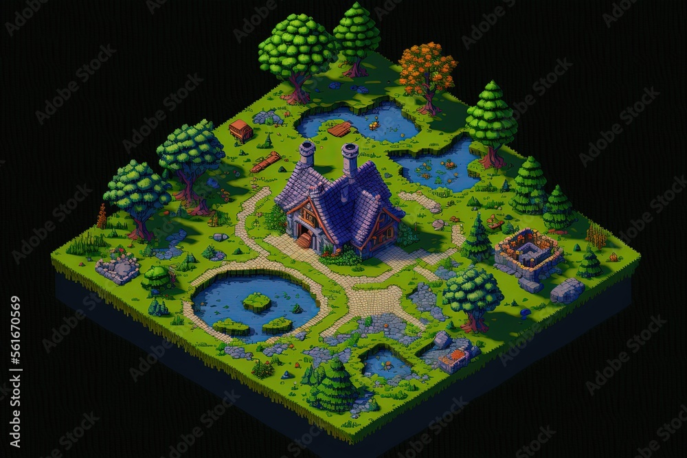 Isometric View Game
