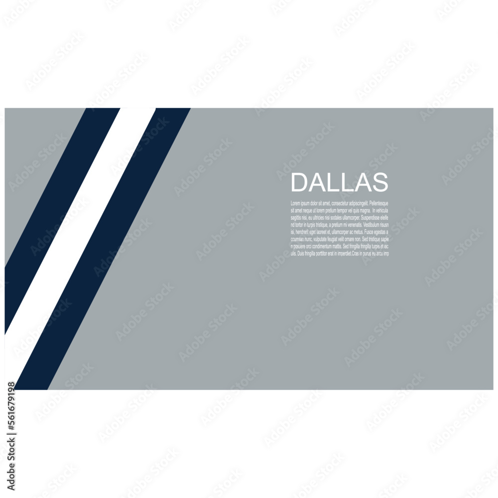 Dallas Cowboys american footbal team uniform colors. Template for ...
