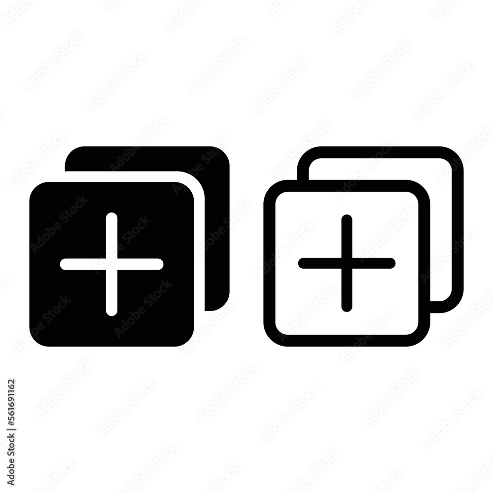 Duplicate icon. File symbol modern, simple, vector, icon for website ...