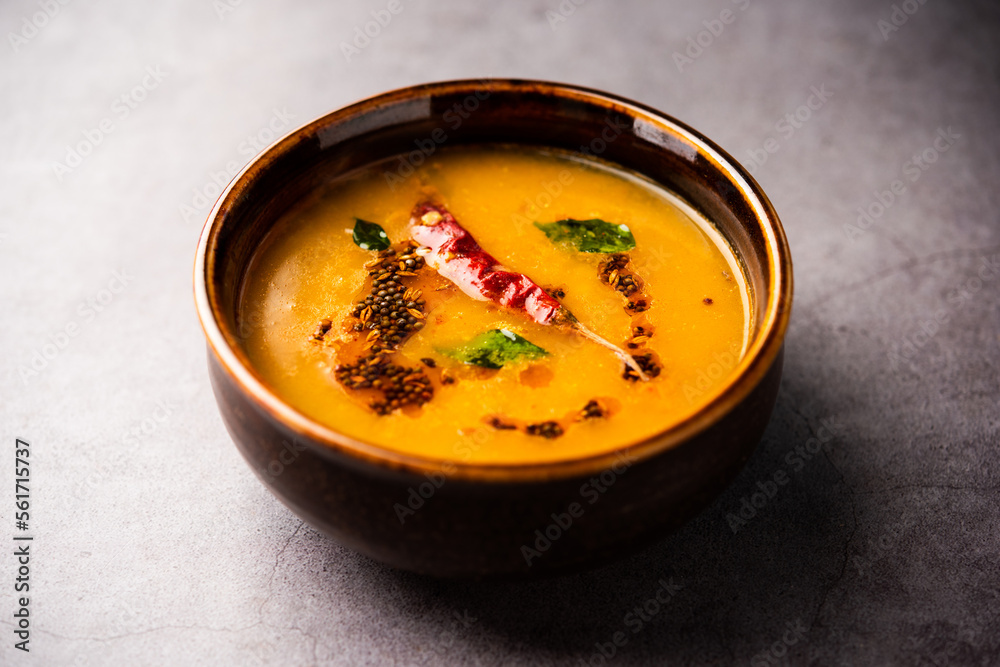 Khatti Dal is a food from India, a Hyderabadi cuisine, dal made using ...