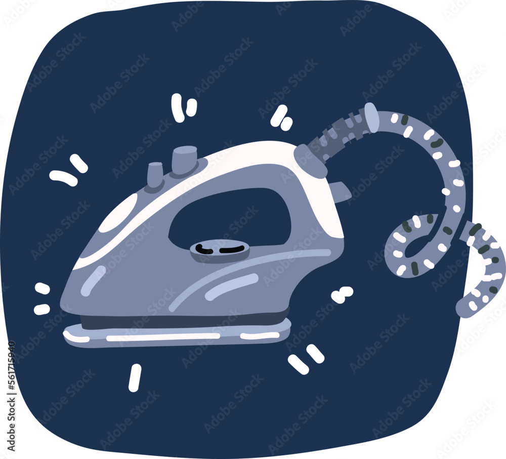 Cartoon vector illustration of Iron Stock Vector | Adobe Stock