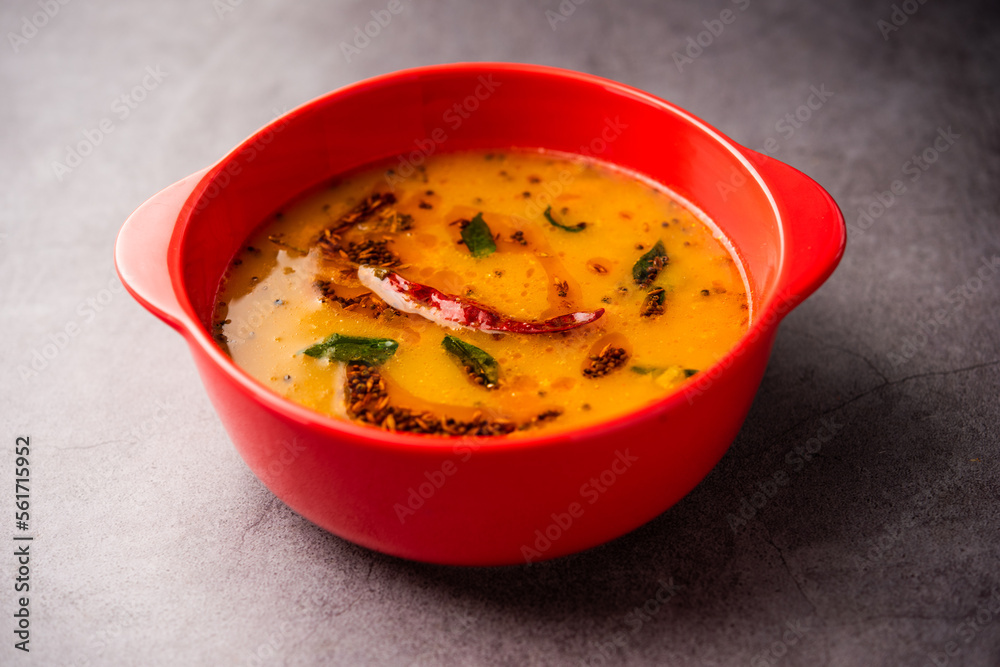 Khatti Dal is a food from India, a Hyderabadi cuisine, dal made using ...