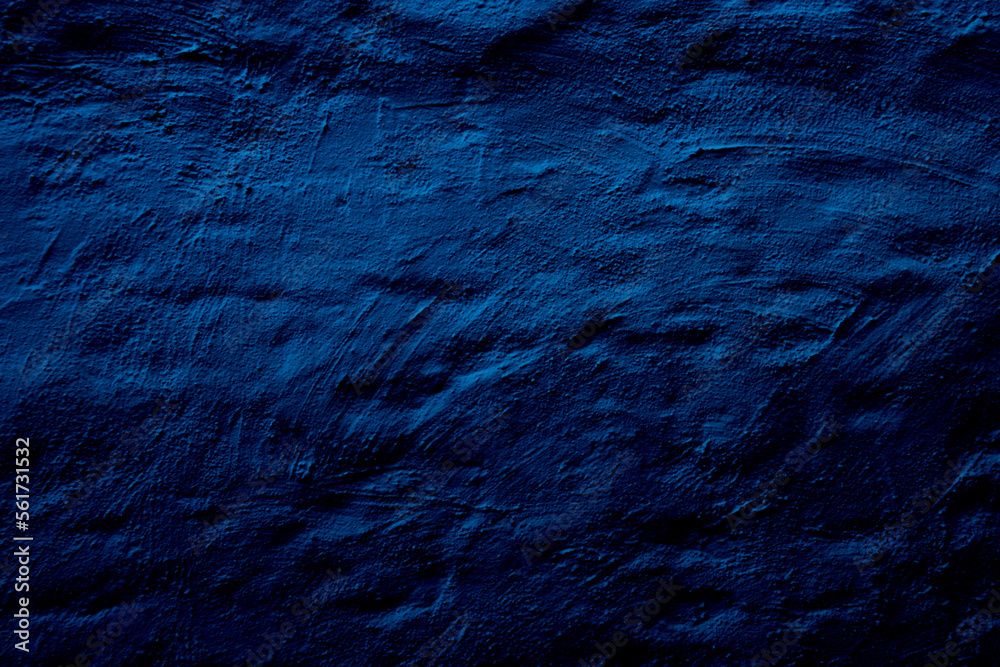 Blue colored abstract wall background with textures of different shades ...