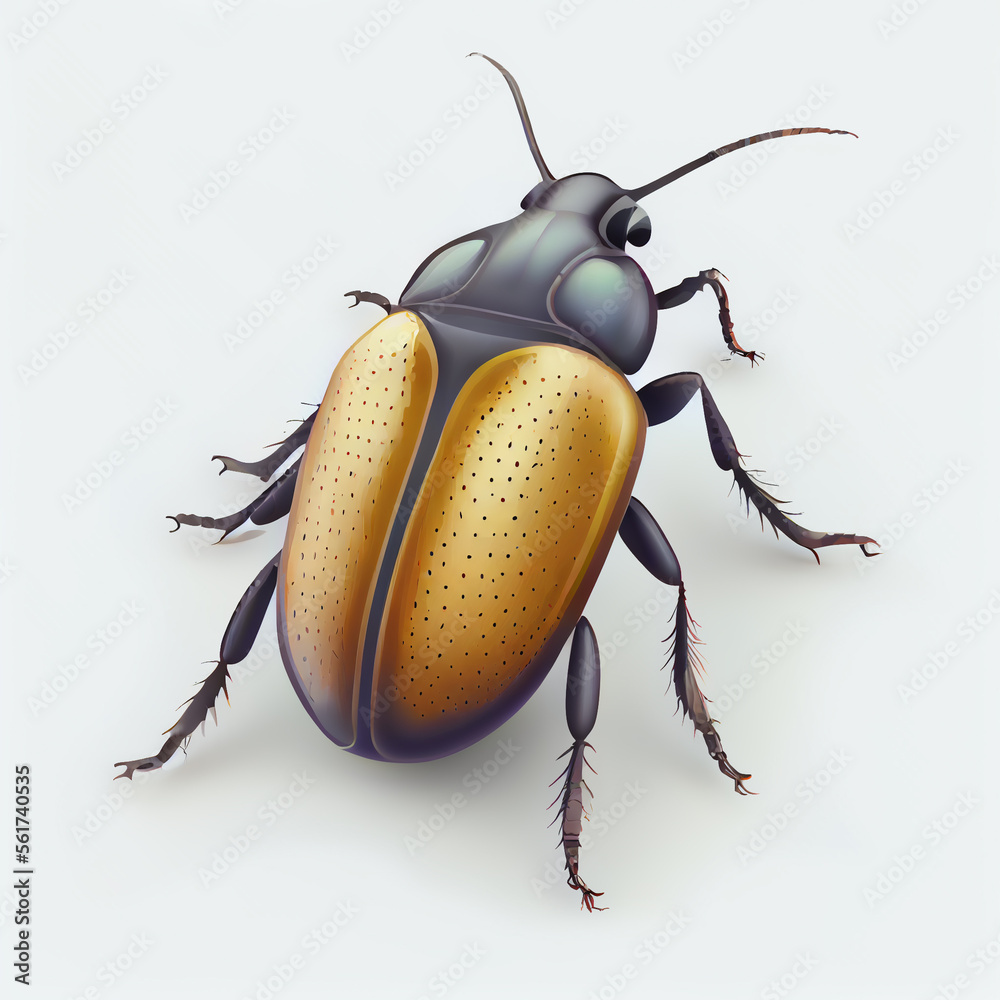 ภาพประกอบสต็อก Anasa tristis (Squash bug) illustration isolated on ...