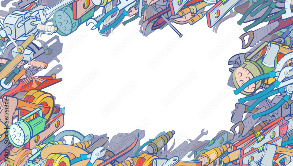 Vetor de Background pattern abstract design texture. Building tools and ...