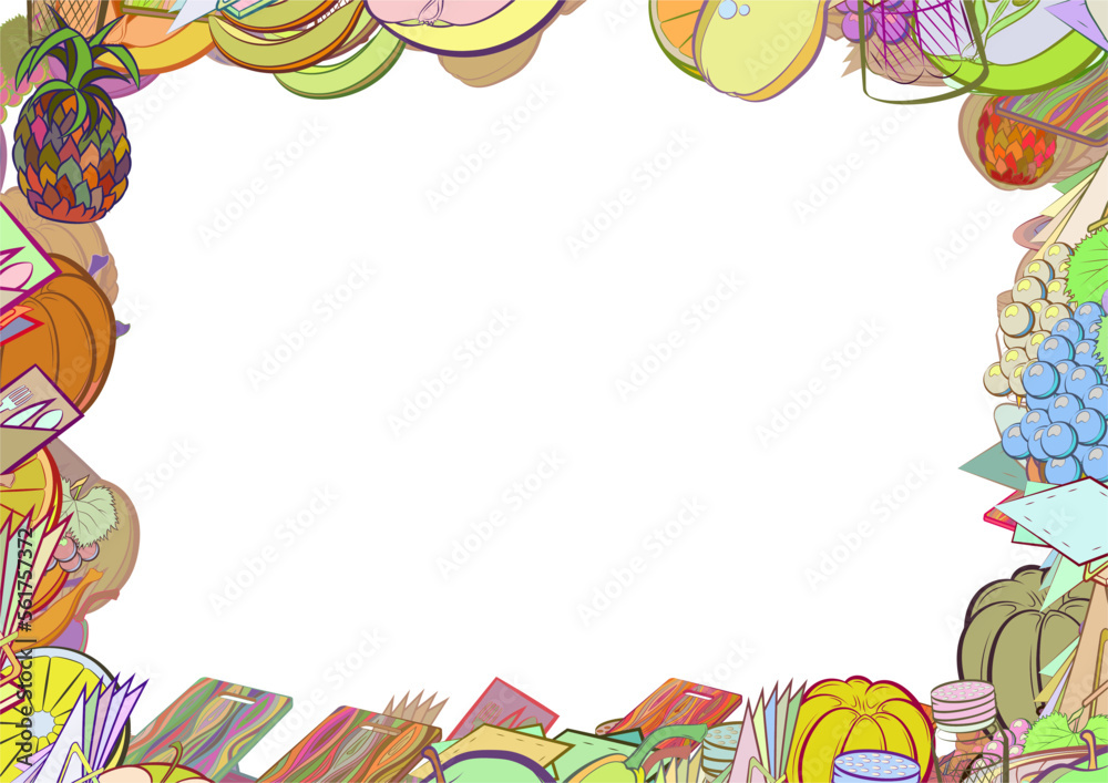 Background pattern abstract design texture. Fruits and Table setting ...