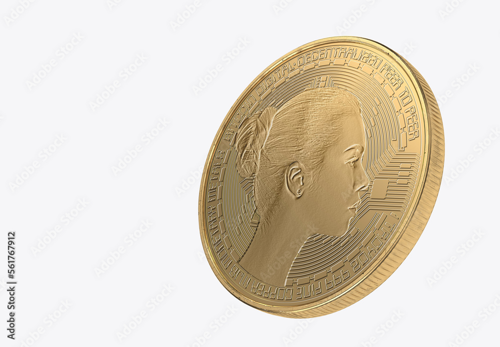 Custom Gold Coin Mockup Stock Template | Adobe Stock