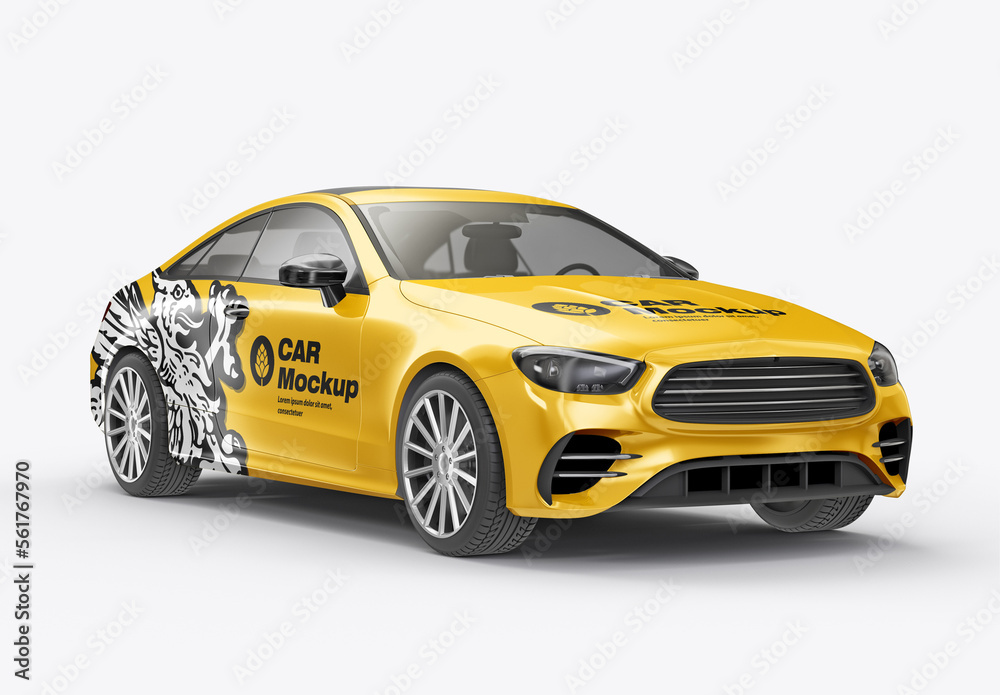 Luxury Car Mockup Stock Template | Adobe Stock