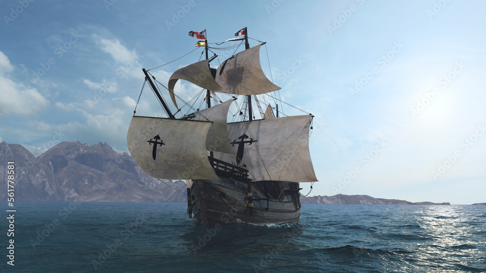 The NAO VICTORIA is the flag ship of the MAGELLAN armada. A scientific ...