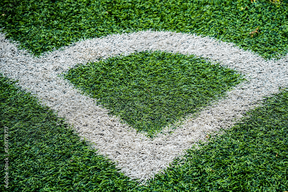 The corner of a soccer field close up. Corner in football. Corner ... The corner of a soccer field close up. Corner in football. Corner ...