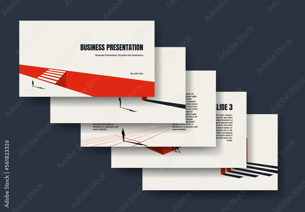 Business Challenges and Performance Presentation Template Stock ...