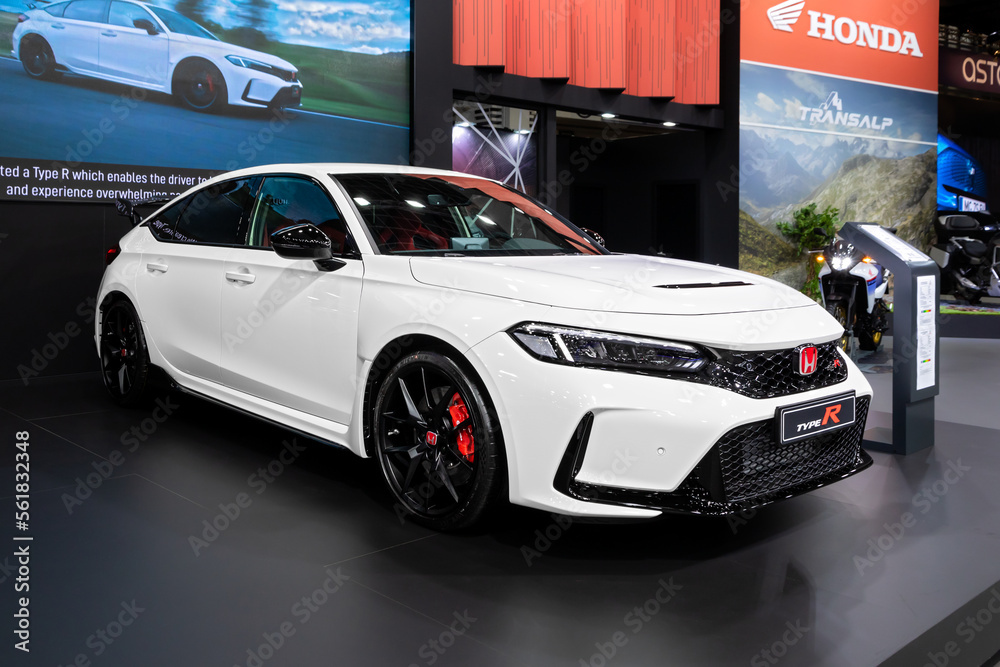 Honda Civic Type-R sports car (2023). Stock Photo | Adobe Stock