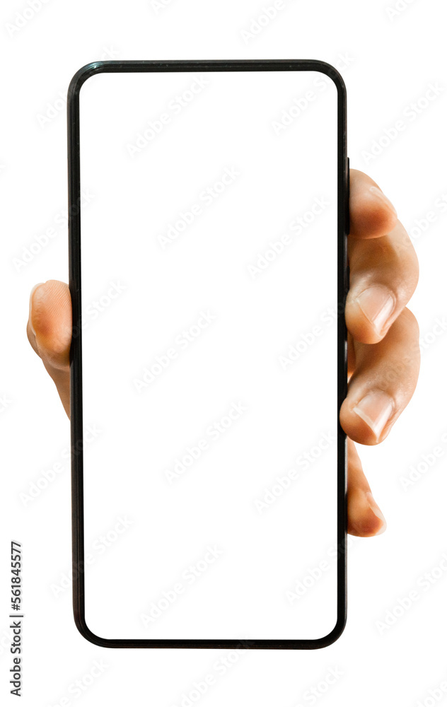 Smartphone In Hand Png