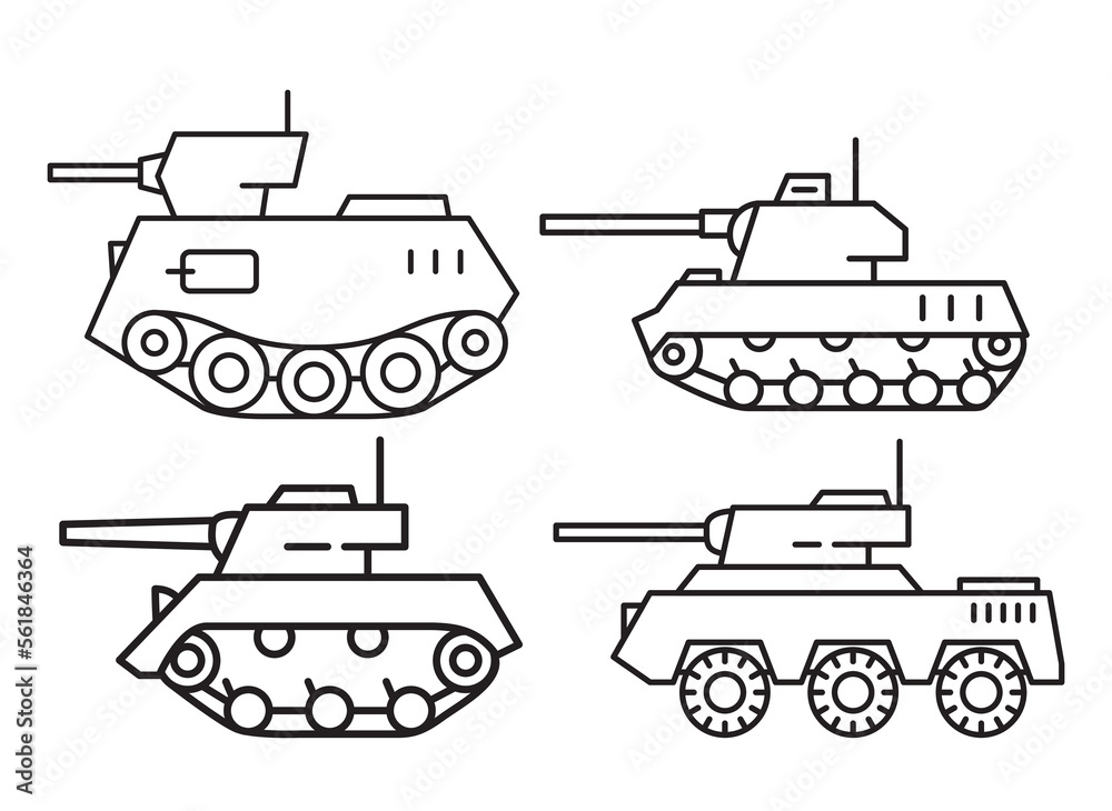 Military vehicle with gun. Armored vehicle.Weapons for modern warfare ...