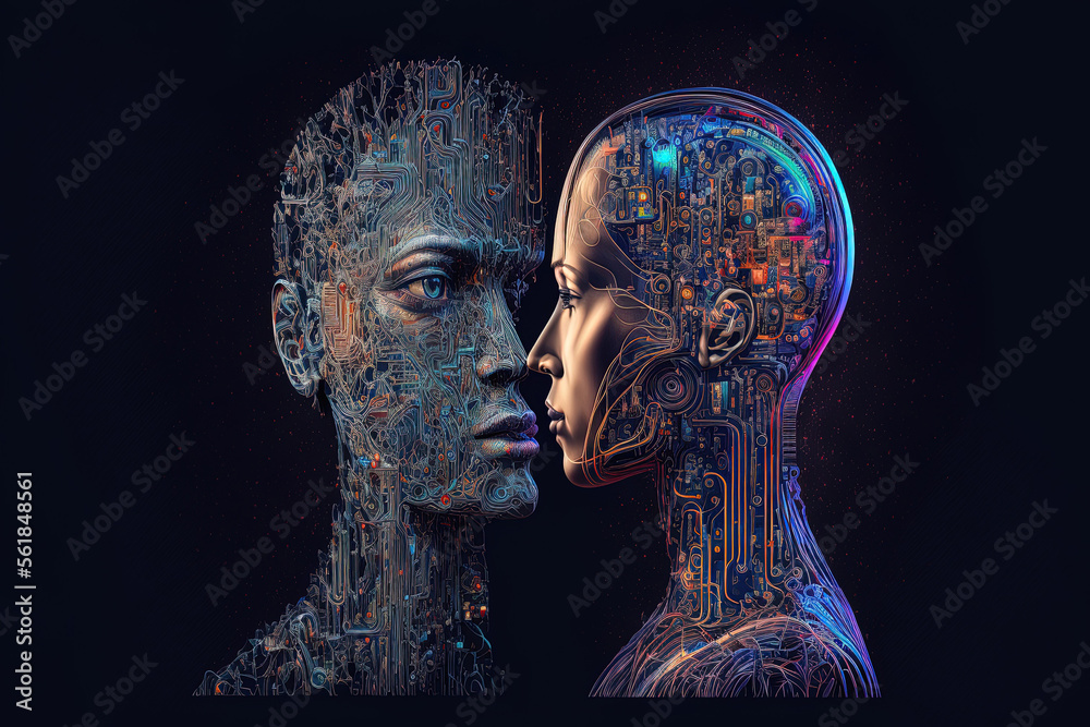 AI theory. diverse sectors and artificial intelligence. Generative AI ...