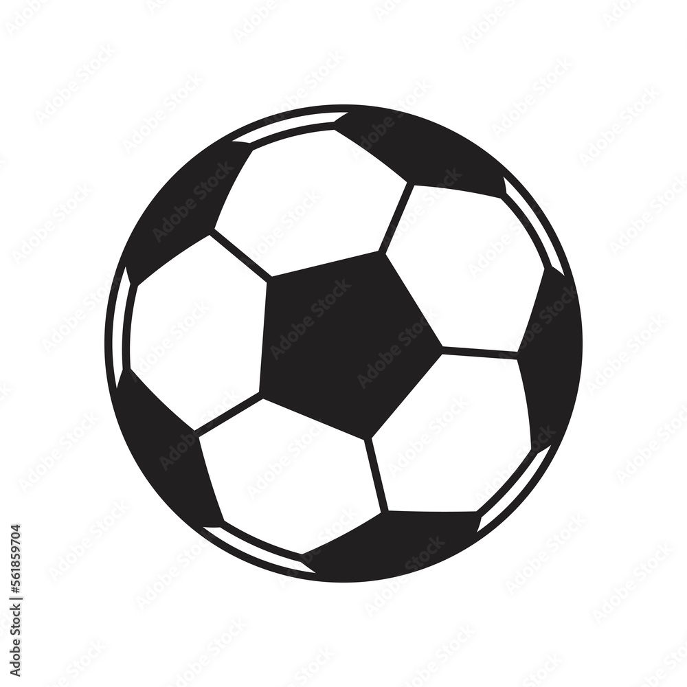 Soccer ball icon. Soccer ball symbol. Soccer ball Transparent ...