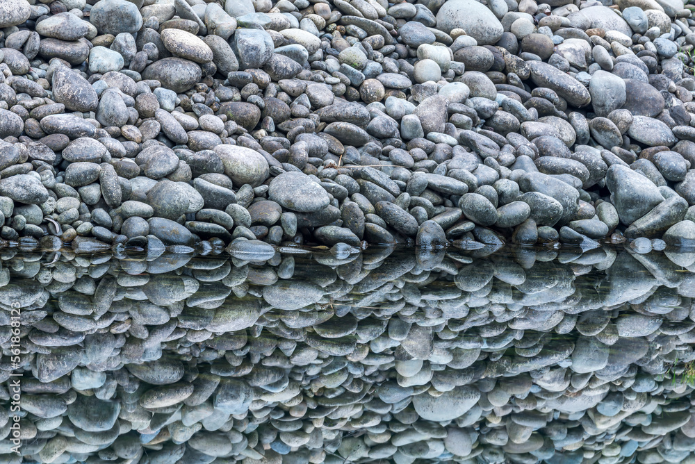 piedras de rio, rocas de rio, reflejos, gemas, con textura, roca, muro ...