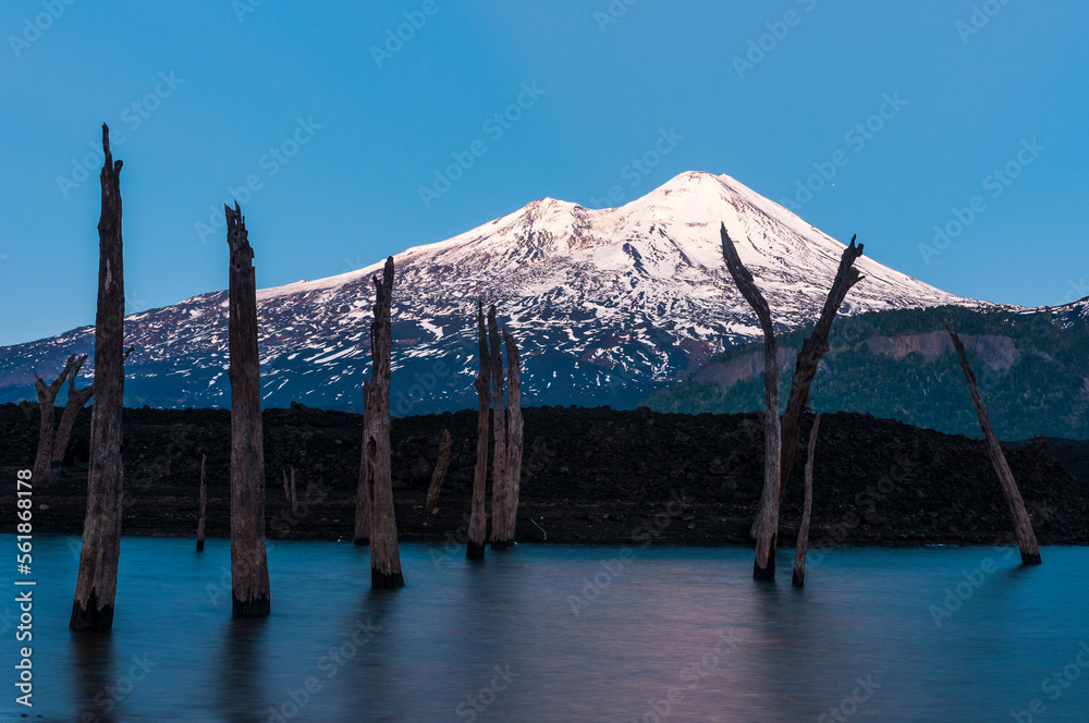 volcanes de chile, cumbres de chile, sur de chile, acuático, mar, playa ...