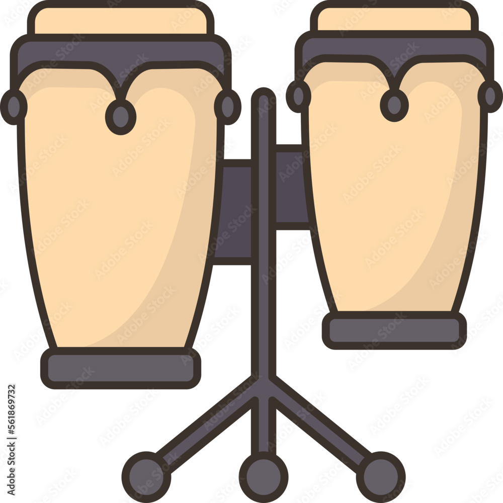 congas icon Stock Vector | Adobe Stock