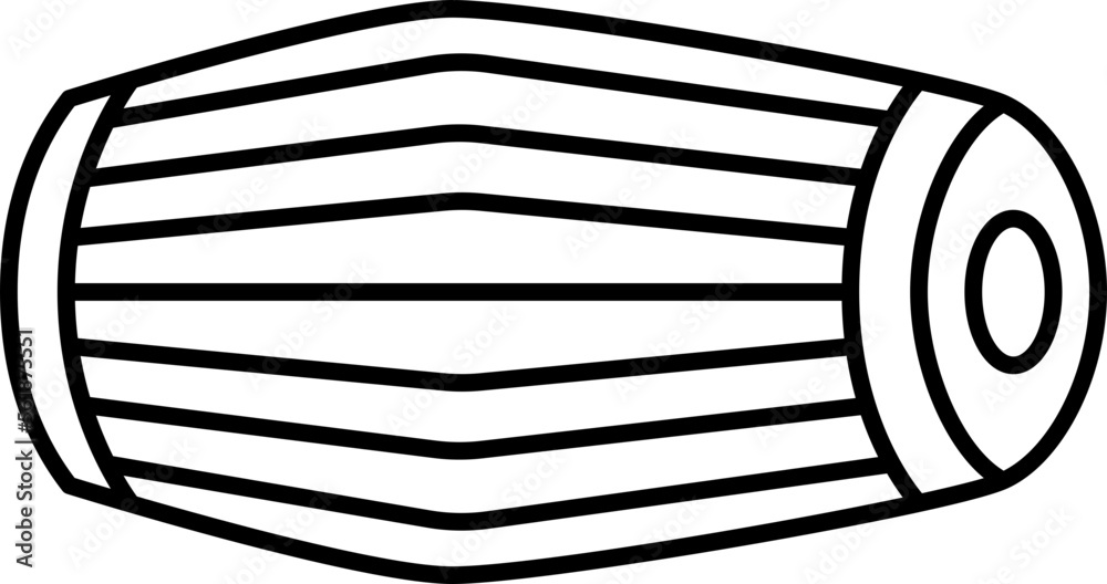 mridangam icon Stock Vector | Adobe Stock