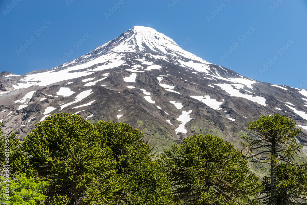 volcanes de chile, sur de chile, alta montaña, montaña, paisaje, cielo ...