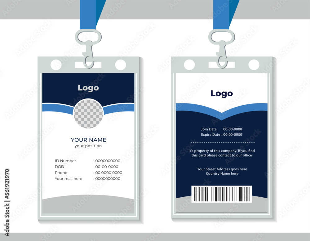 Employee Id Card for Your Business or Company | professional corporate ...