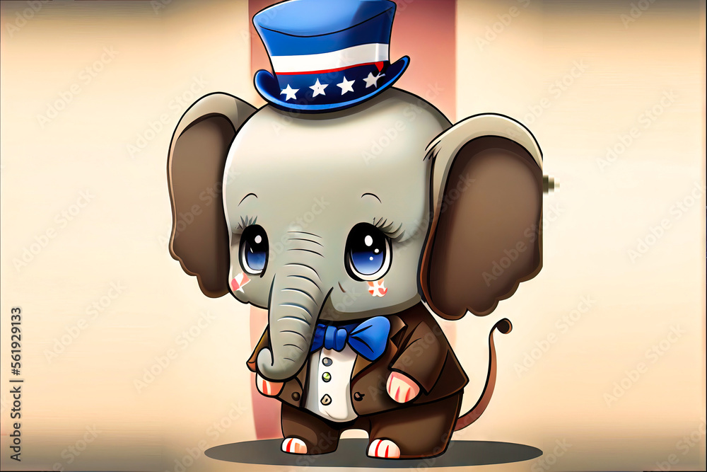 political character created by generative AI to represent American two ...
