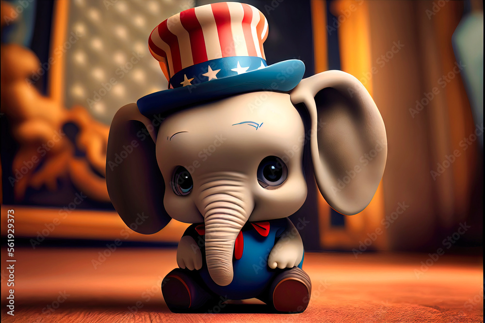 political character created by generative AI to represent American two ...