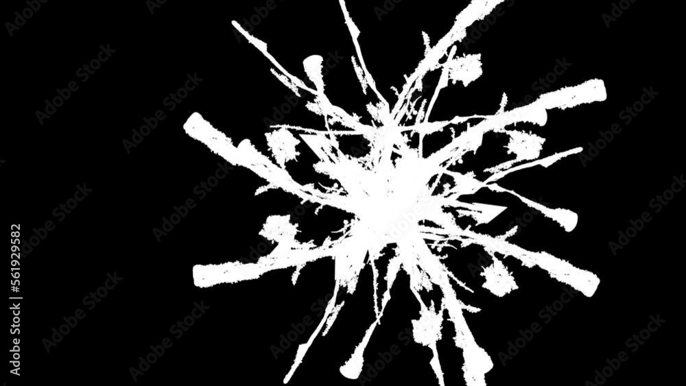 Snow melting time lapse texture, fast snow melts top view isolated on ...