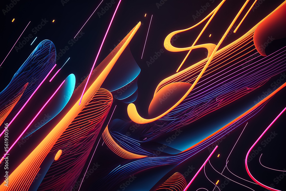 Abstract background with interlaced digital glitch and distortion ...