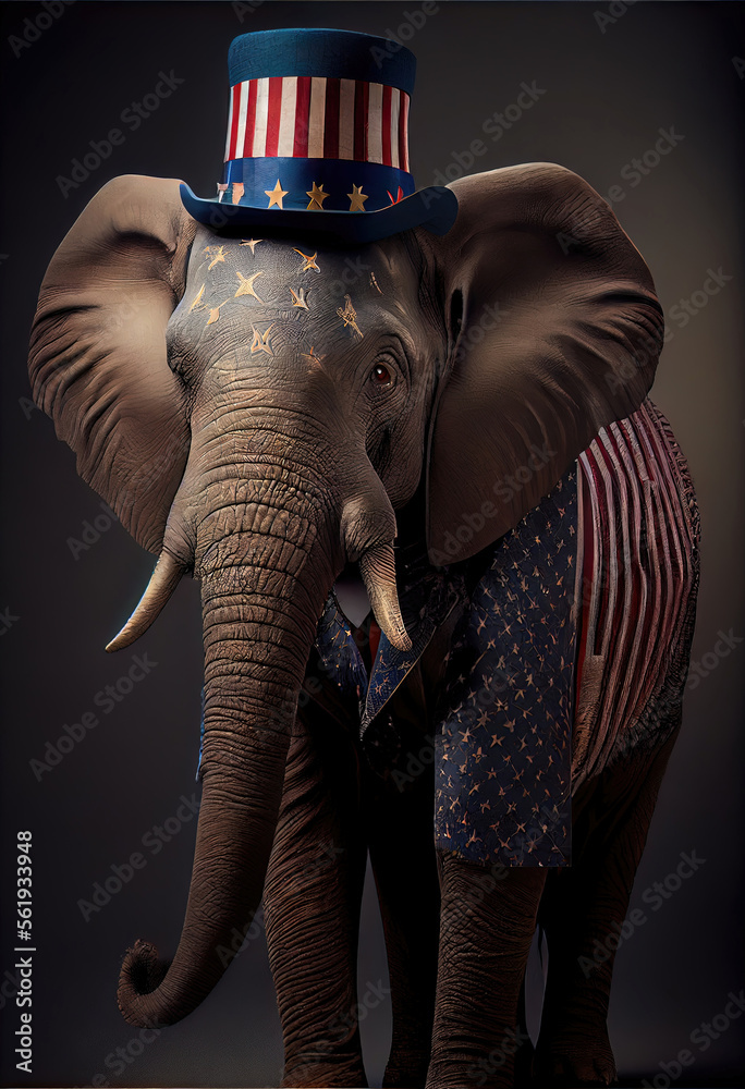 political character created by generative AI to represent American two ...