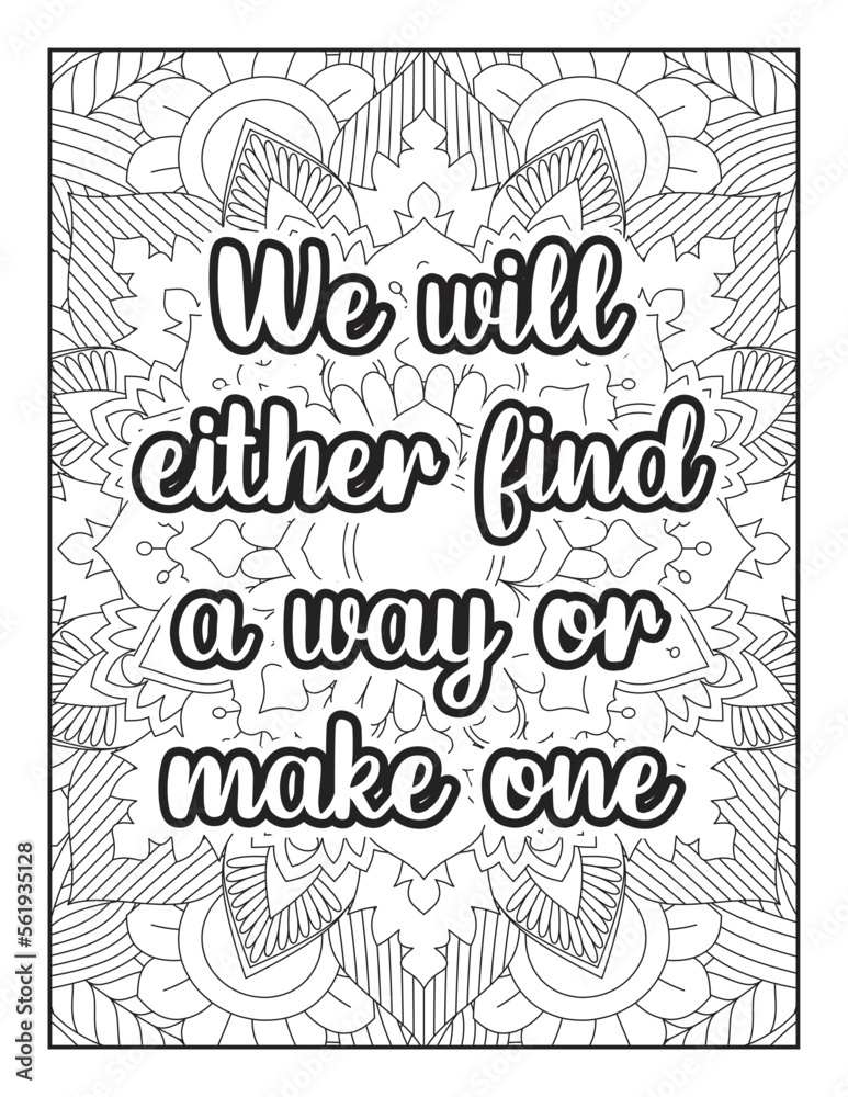 Inspirational Quotes, Quotes Coloring Page, Positive Quotes ...