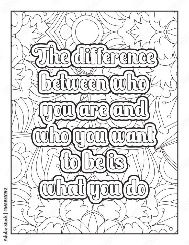 Inspirational Quotes, Quotes Coloring Page, Positive Quotes ...