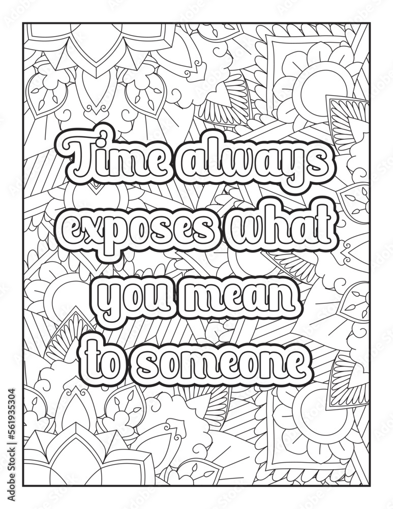 Inspirational Quotes, Quotes Coloring Page, Positive Quotes ...