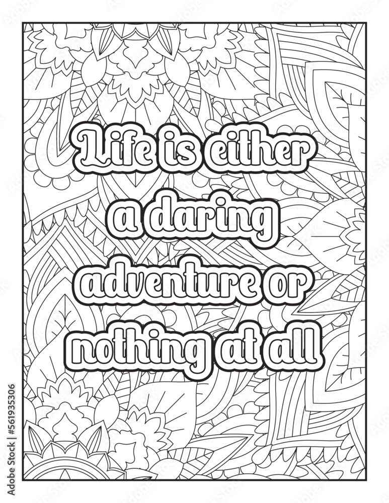 Inspirational Quotes, Quotes Coloring Page, Positive Quotes ...