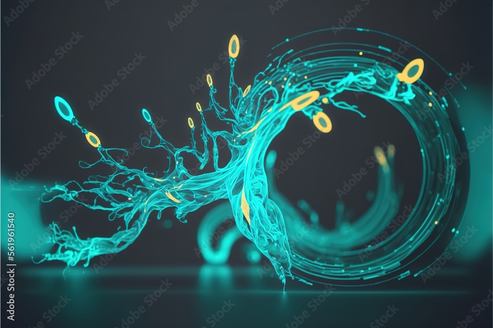 Agile Loops Abstract Artful Methodology Scrum Approach To Project