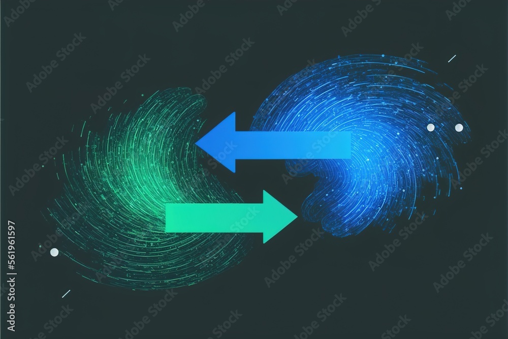 Agile Loops Abstract Artful Methodology Scrum Approach To Project