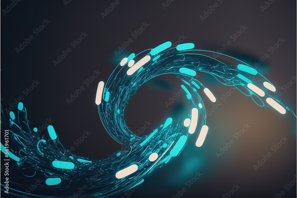 Agile Loops Abstract Artful Methodology Scrum Approach To Project