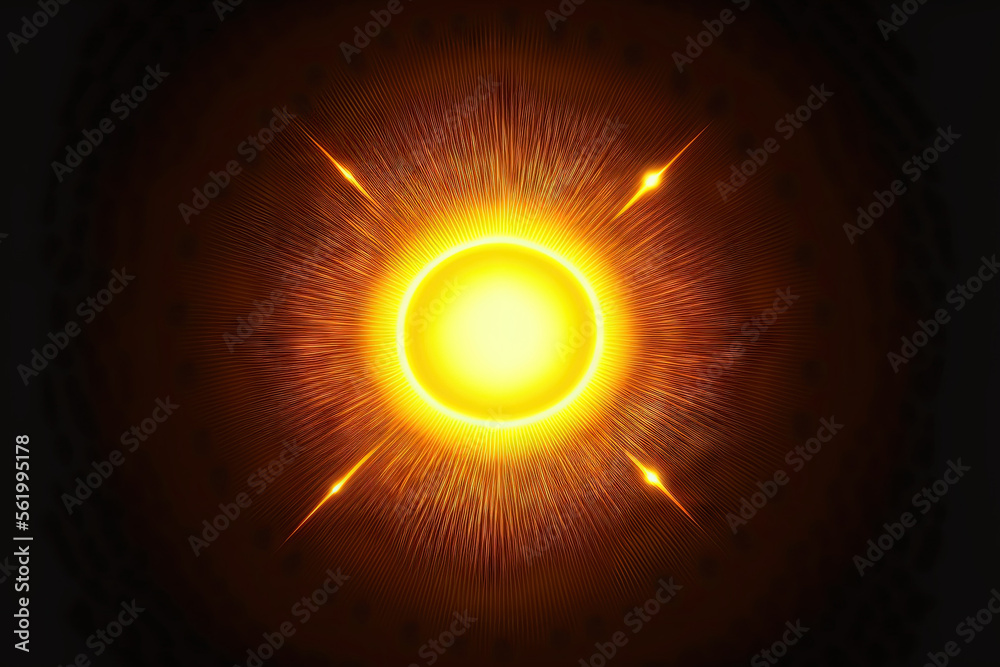 Sun Light Overlay. Sun rays overlay. Sun rays light isolated on black ...