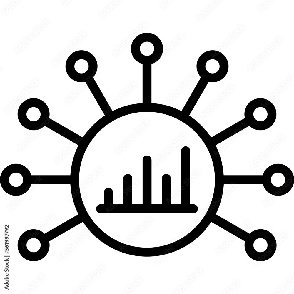 Data, gathering information Vector Icon Stock Vector | Adobe Stock
