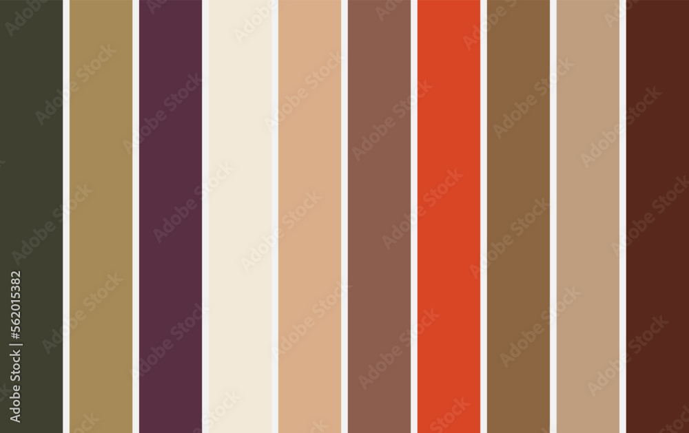 Vintage color chart. print test page. vector eps10. Stock Vector ...