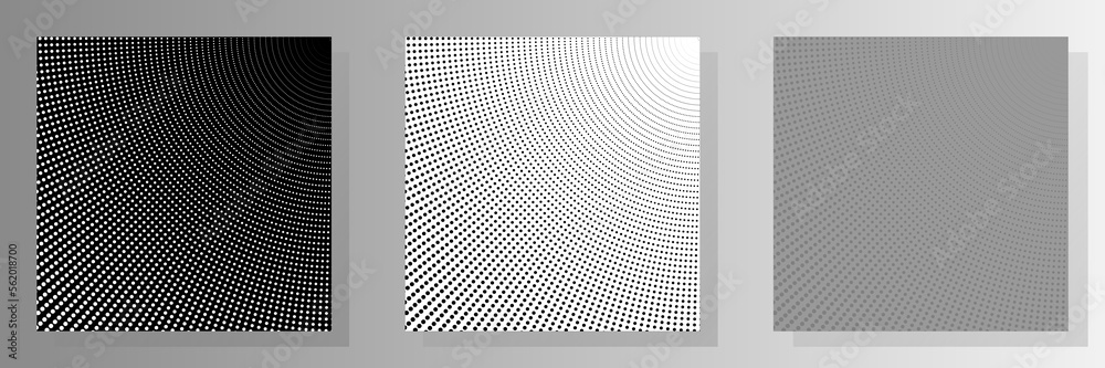 Abstract background dot perforated halftone title page templates vector ...