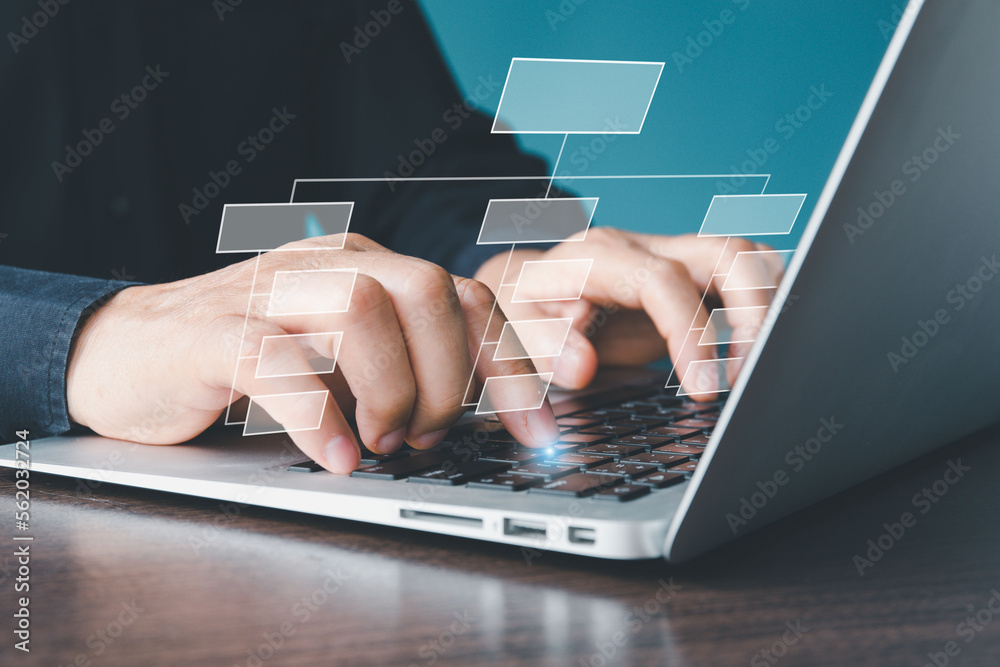 Plan Coworking Space Mind Mapping on virtual screen, report and present ...